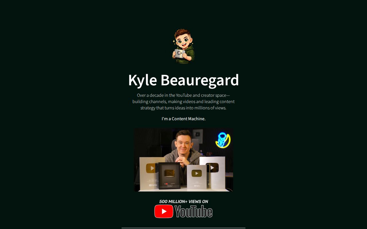 Kyle Beauregard's Website